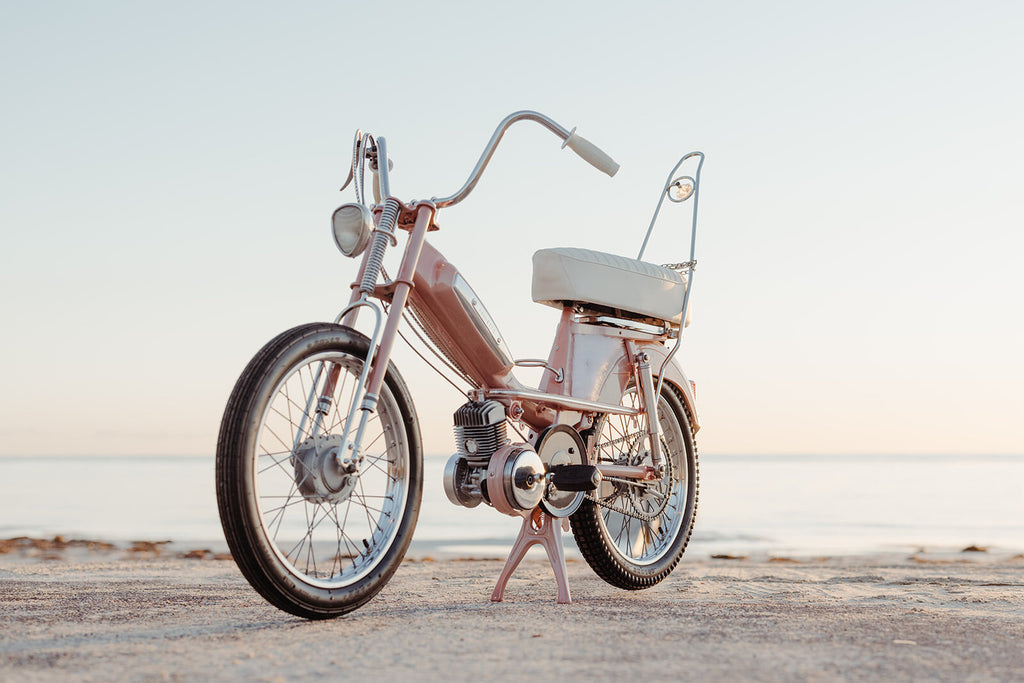 PEACH FUZZ - Custom 49 CC Postie (Featured in DiCe Magazine Issue 93 ...