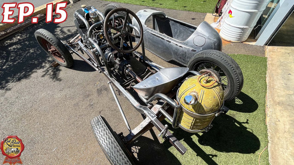 WWII Oxygen tank modified to fuel tank - "Single seater race car ...