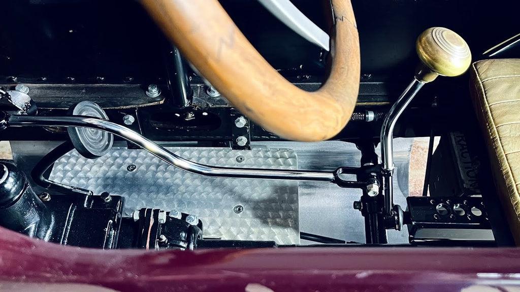 Custom Fabricated SHIFTER Relocation assembly - 1939 Ford transmission ...