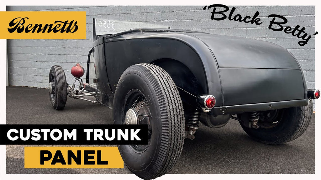 HOW TO: Metal Shaping Hot Rod TRUNK PANEL from Scratch | '29 Roadster ...